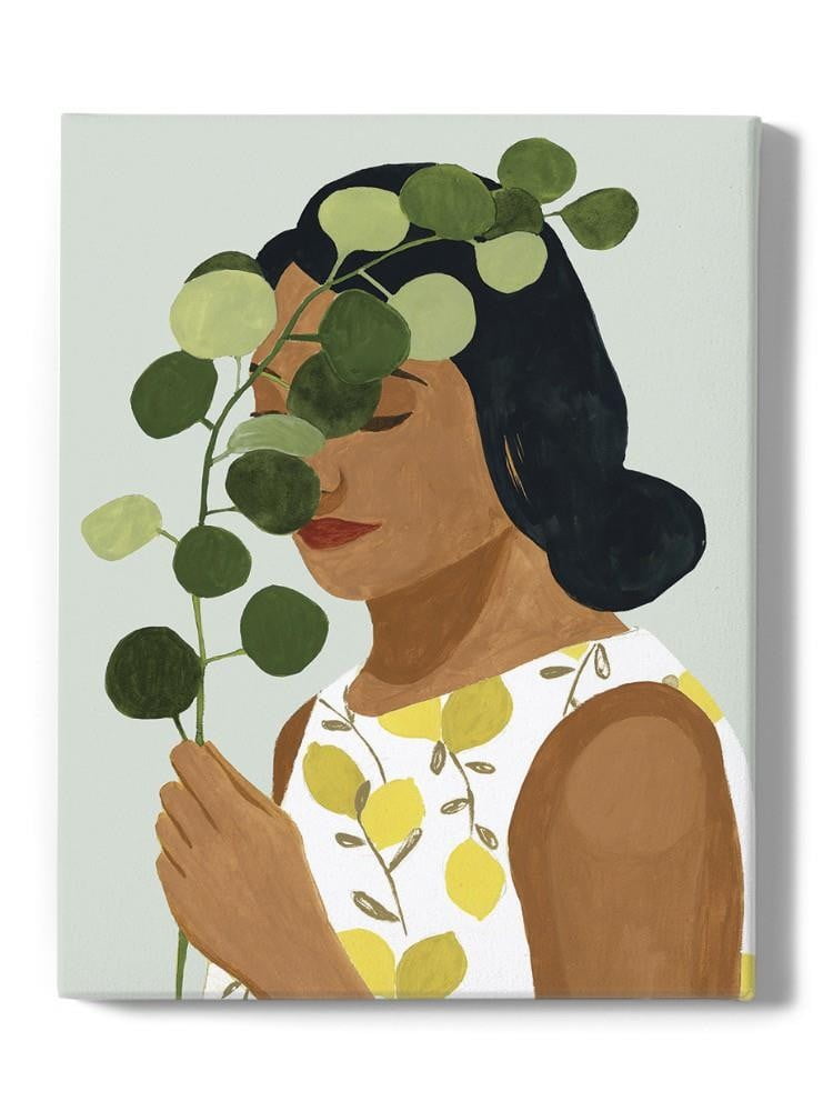 Botany Portrait. Ii Wrapped Canvas -Victoria Borges Designs, - Walmart.com