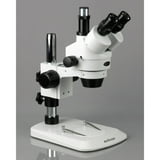 AmScope 7X-45X Trinocular Industrial Inspection Zoom Stereo Microscope ...