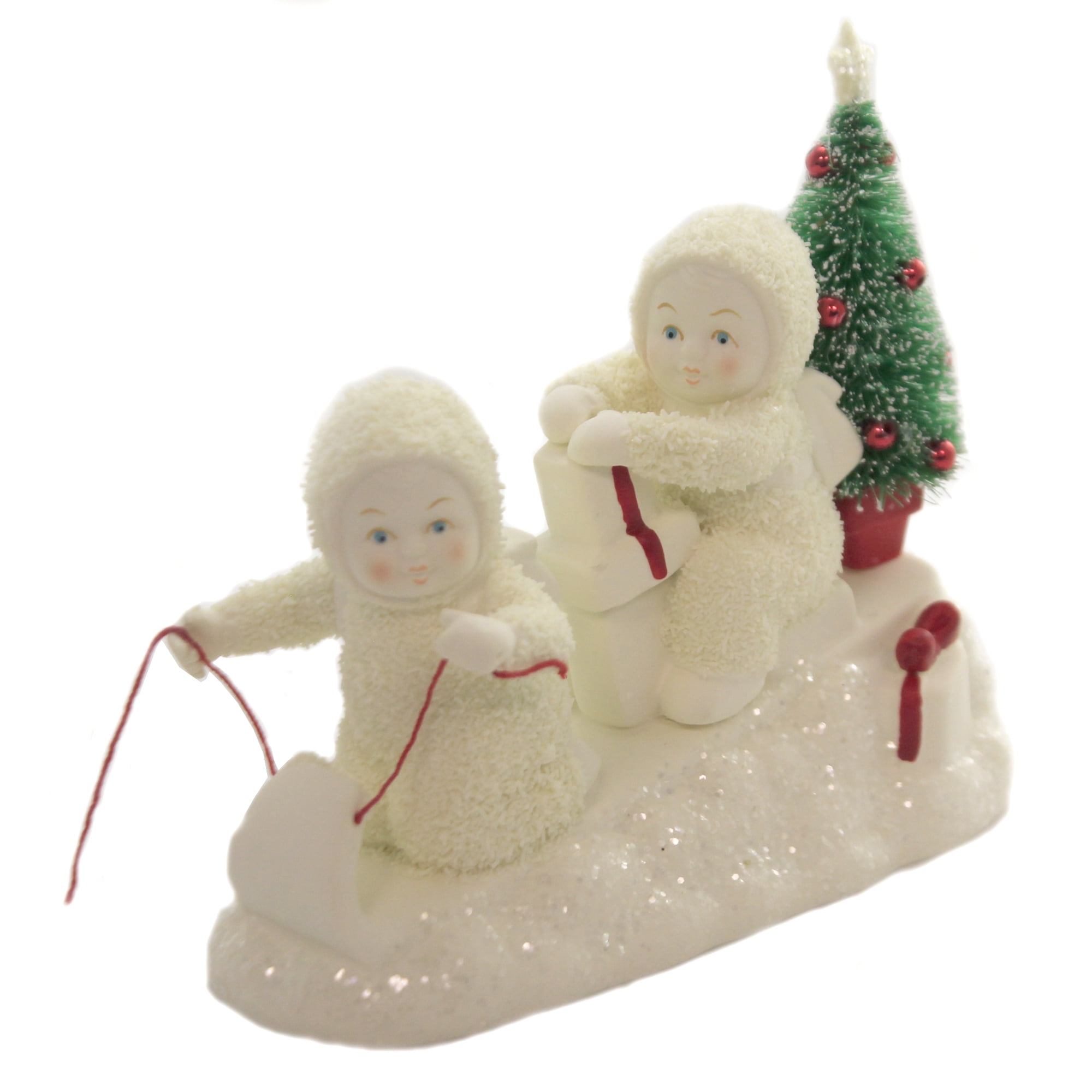 Dept 56 Snowbabies Santa's Helpers Christmas Sled 6004641 - Walmart.com