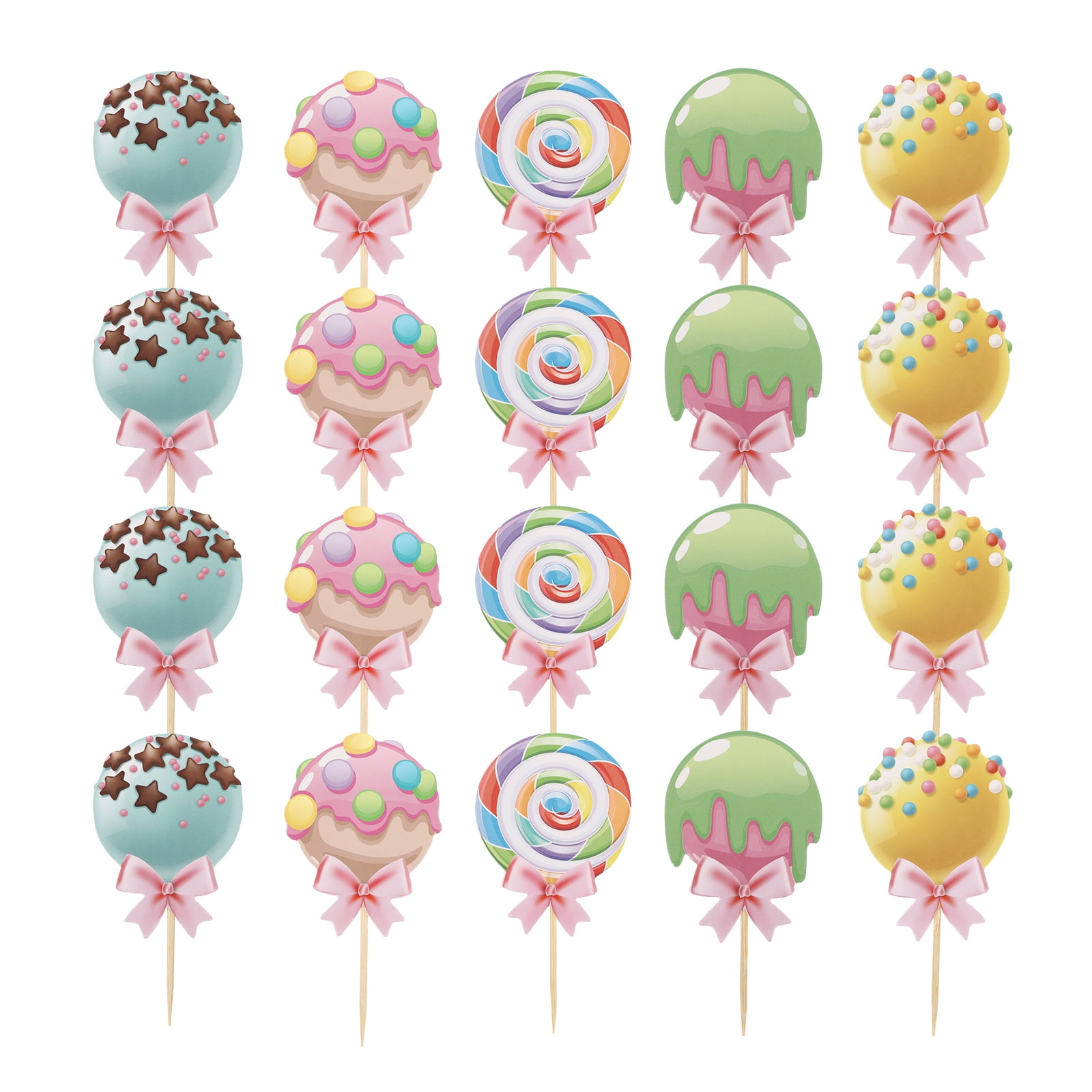 Candyland Themed Cake Pops