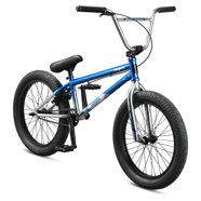 Mongoose Grid Mag 20-Inch BMX Freestyle Bike, Single Speed, Silver ...