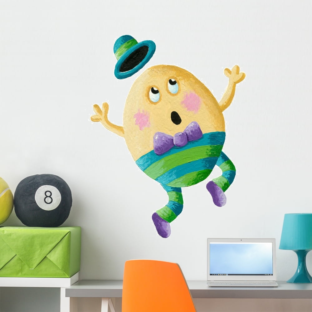 Humpty Dumpty Wall Decal by Wallmonkeys Peel and Stick Graphic (36 in H ...