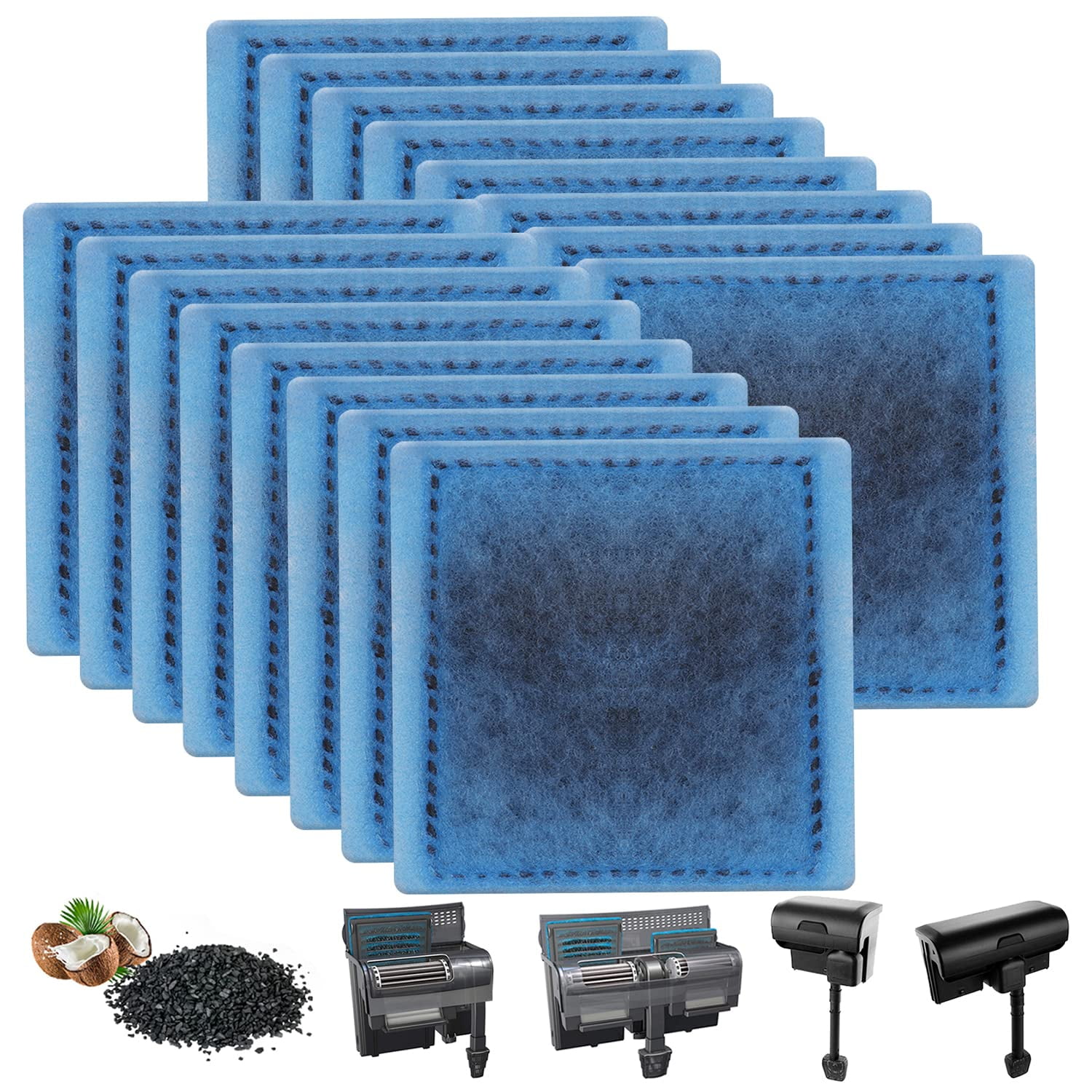 Tawatiler 8/16 Pack Rite-Size C Filter Cartridges for Marineland ...