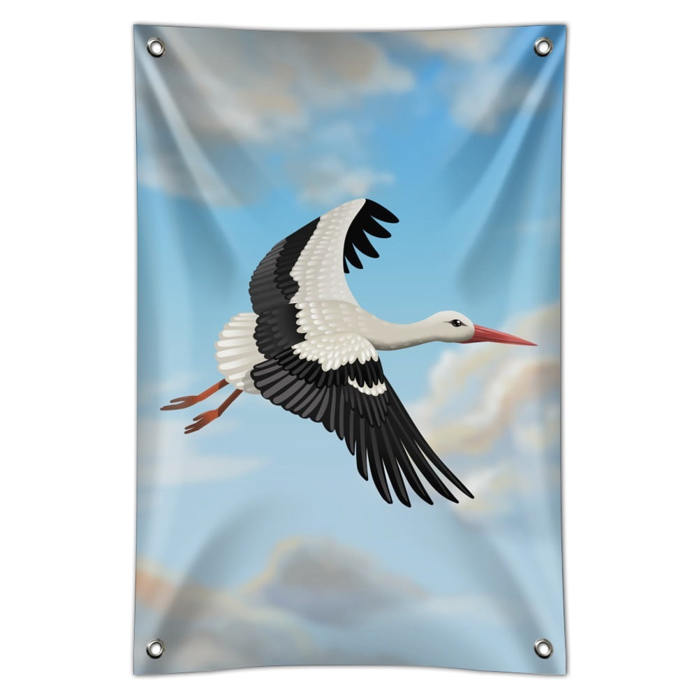 Flying Stork Home Business Office Sign - Walmart.com