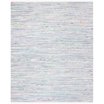 SAFAVIEH Rag Skylar Striped Cotton Area Rug, Light Green/Multi, 2' x 3 ...