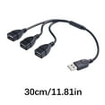Three Port USB 2.0 Splitter Hubs Enabling Simultaneous Data Transfer ...