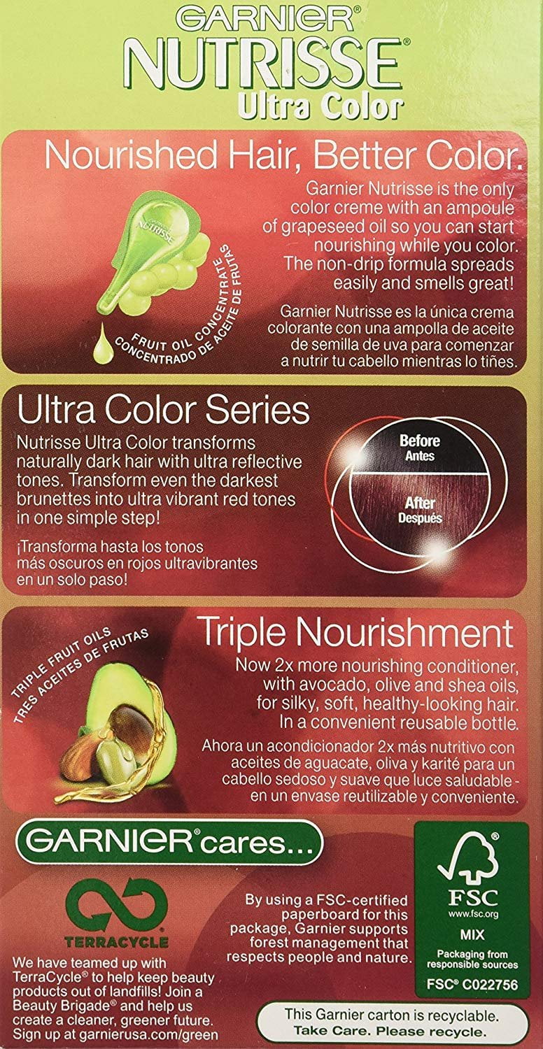 Buy Garnier Nutrisse Ultra Color Nourishing Bold Permanent Hair Creme ...