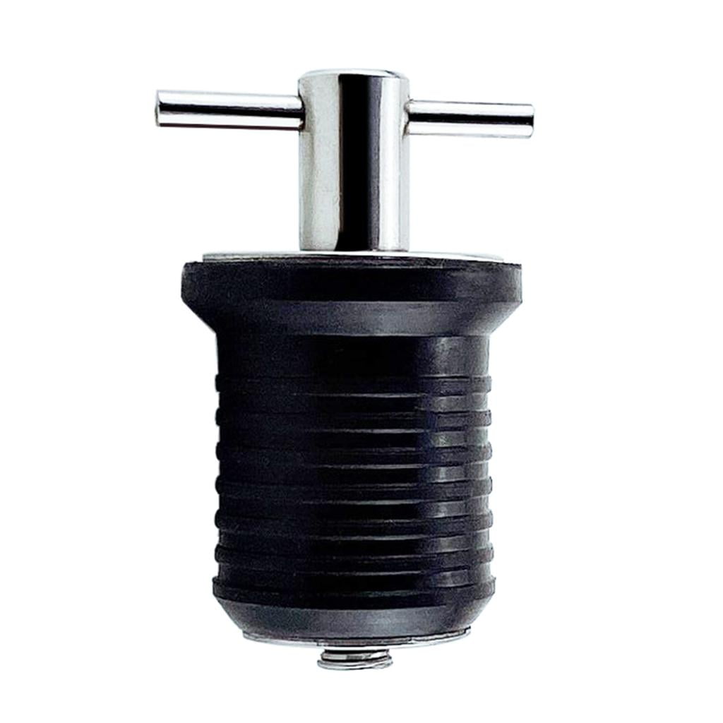 T-Handle Drain Plug For Diameter Drains Stainless Steel Handle Rubber ...