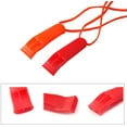 10 Pcs Safety Whistle Marine Whistle Plastic Whistles with Lanyard for ...
