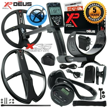 XP Deus Metal Detector Gold&Relic Bundle, Remote and 2 X35 Coils ...