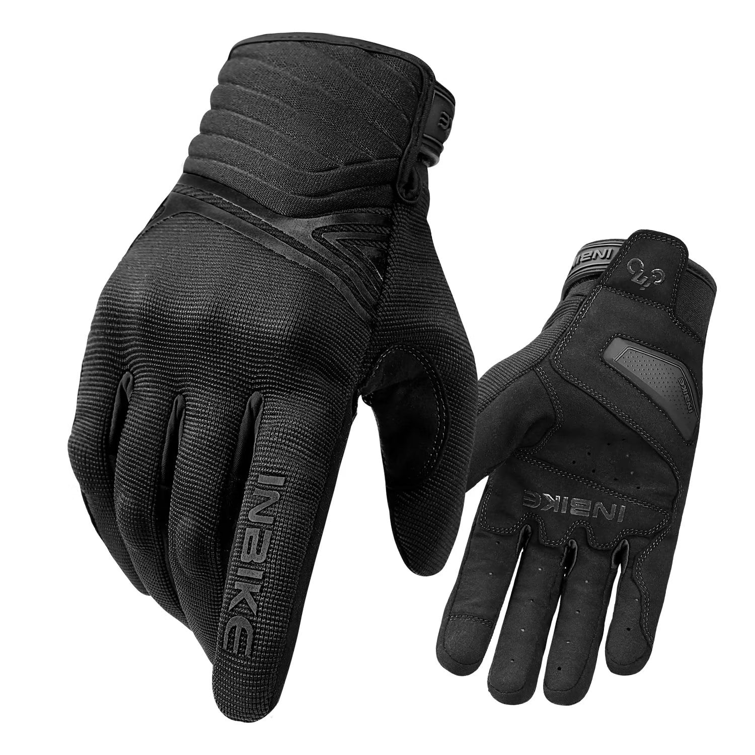 INBIKE Breathable Mesh Motorcycle Gloves Touchscreen with TPR Palm Pad ...