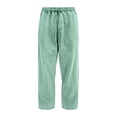 Ceisia Men's Casual Elastic Waist Pants with Washed and Faded Finish ...