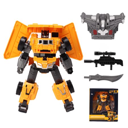 Transformation Robot Toy 2 Forms Flexible Joints Drop Resistant ...