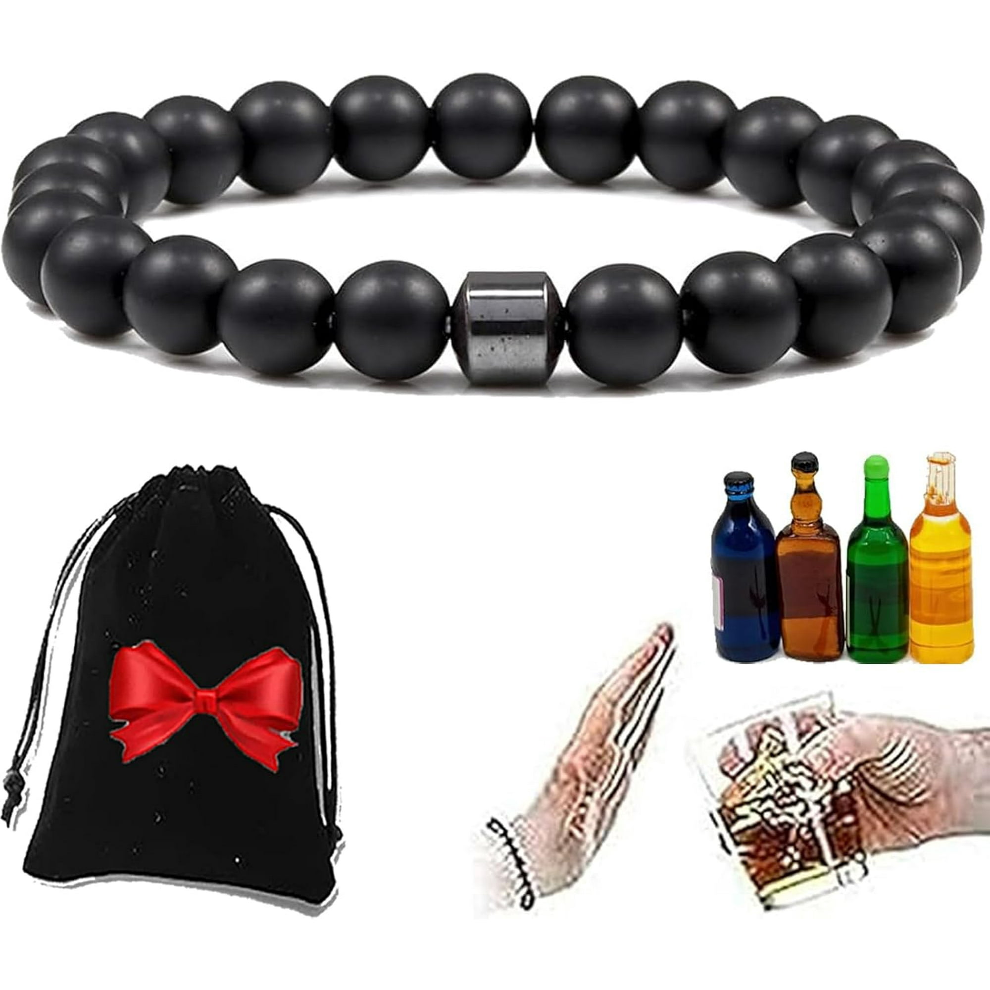 Click here for 4 Pcs Glame Anti Alcohol Bracelet For Women/Men To... prices