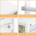 Ktaxon 2-Drawer Rolling File Cabinet with Wheels Side Bag, Fabric ...