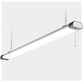 4-PACK 100W 4FT LED Shop Light Linkable Workshop LED Ceiling Tube ...