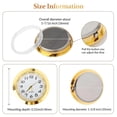 1-7/16 Inch (36 Mm) Clock Insert Arabic Numerals Clock Face for ...