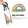 Rainbow 1000ml Double Walled Stainless Steel LeakProof Sports Bottle ...