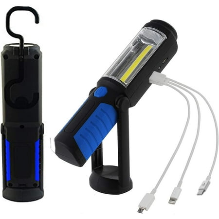 Rechargeable LED Work Light Power Bank LED Inspection Lamp Hand Torch ...