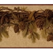 York Wallcoverings Country Keepsakes Grapevine Twig Border Wallpaper ...