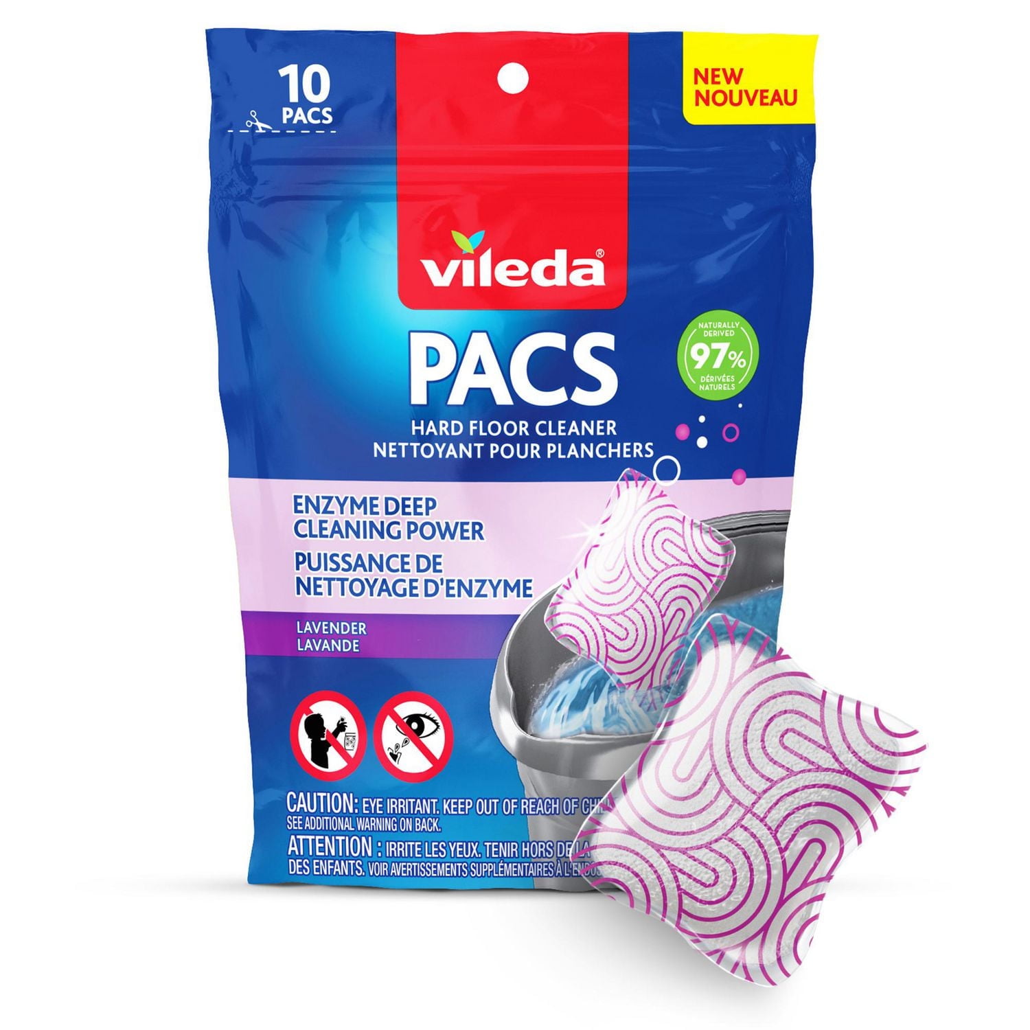 Click here for Vileda Pacs Floor Cleaner  Lavender prices
