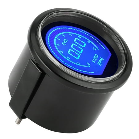 Lcd Tachometer 52mm Speedometer Engine Rpm Display Tach Gauge 2in LCD ...