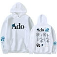 ADO Merch Wish Blue Rose World Tour Hooded Drawstring Pocket Sweatshirt ...