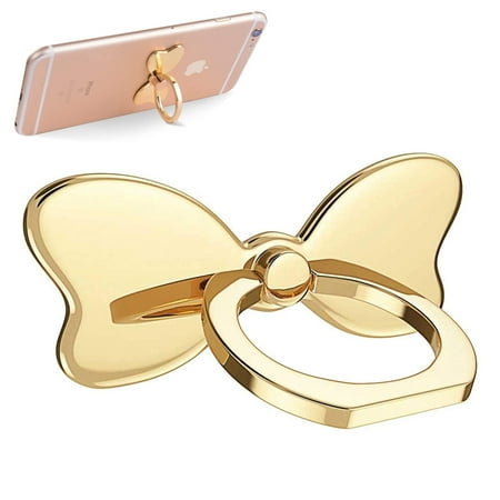 Metal Cell Phone Finger Ring Stability Holder Back Stand Collapsible ...