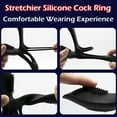 Penis Ring Vibrator for Couples.KERERO 3 in 1 Vibrating Penis Ring with ...