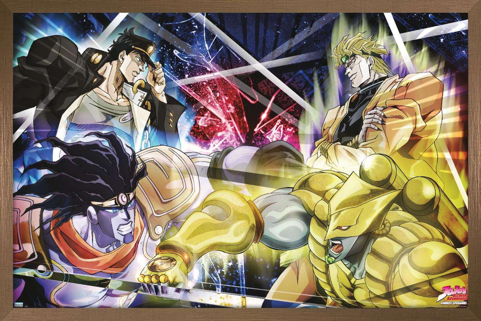 JoJo's Bizarre Adventure - Season 2 Key Art Wall Poster, 22.375" x 34 ...