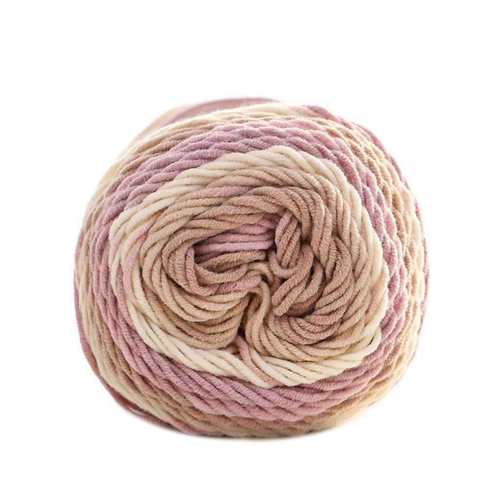 100g/Ball Colorful 5 ply Rainbow Cotton Yarn Handmade DIY Scarf Pillow ...
