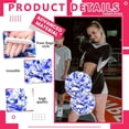 Cheerleading Poms 24 Pcs Four Finger Handle Handheld Pompoms For Sports ...