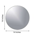 Efavormart 14" Round Glass Mirror Circle Decor Set for Wedding Party ...
