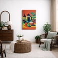 Canvas Print Wall Art Colorful Still Life with Fruits and Coffee Print ...