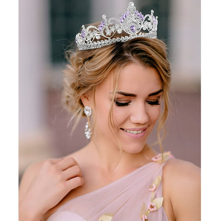 Purple Tiara For Weddings