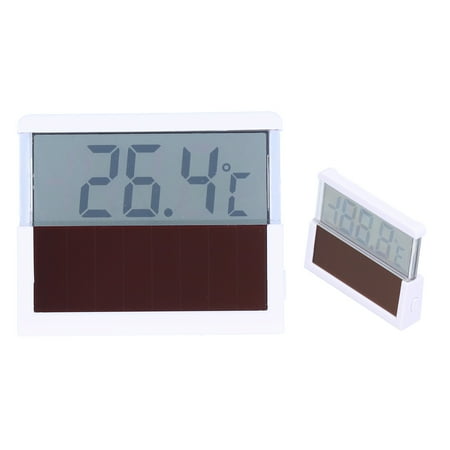 Tank Solar Energy Thermometer, LED Display Water Temperature Light ...