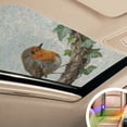 Bird Window Privacy Film Rainbow Static Cling Stain Glass Window Film ...
