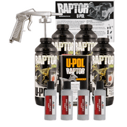 U-POL Raptor Black Urethane Spray-On Truck Bed Liner Spray Gun, 8 ...