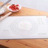 Non-Stick Silicone Pastry Mat - Reusable Baking Mat for Cookies, Pie ...