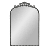 20” X 30” Filigree Arch Metal Wall Mirror Decor In Black - Walmart.com