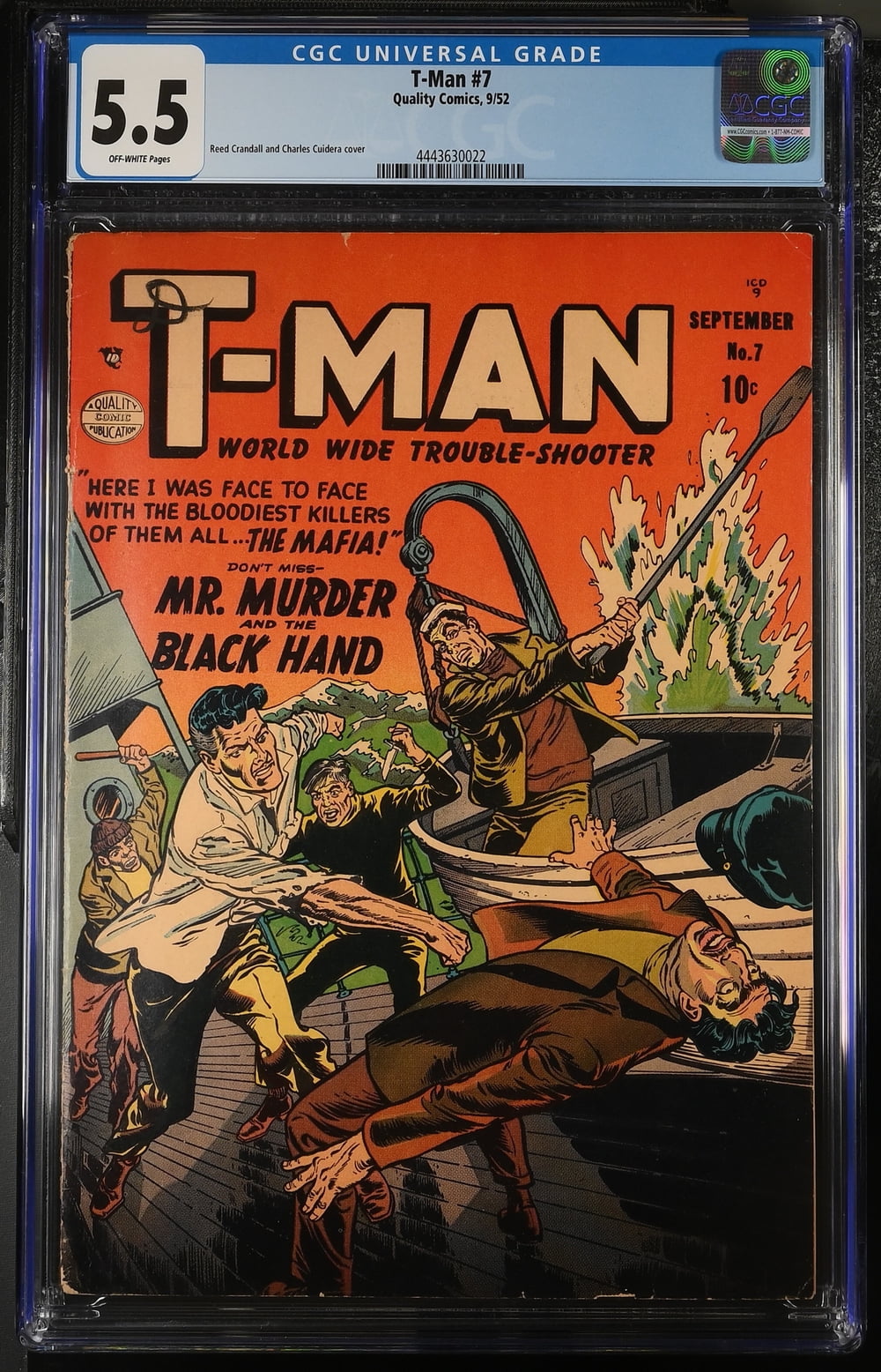 T-Man #7 - CGC 5.5 Comic Book - Walmart.com