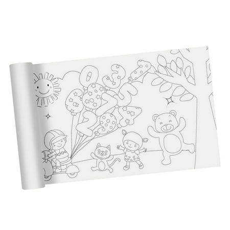 Unique Children Colouring Roll Gift Art Supplies Coloring Poster Poster ...