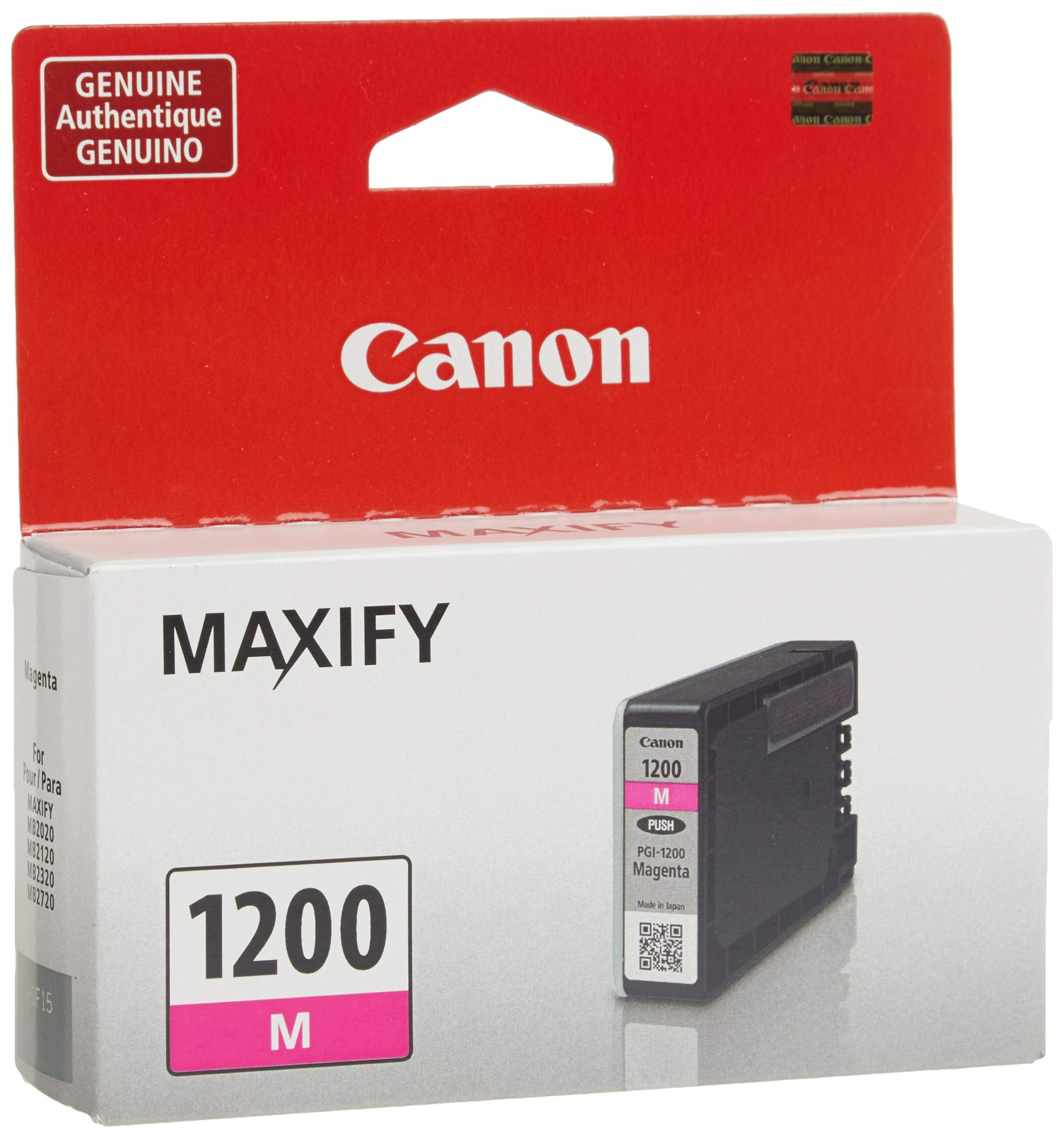 Canon PGI-1200 Magenta Ink Tank Compatible to MB2120, MB2720, MB2020 ...