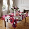 Abstract Colorful Flower Seamless Table Cloth 60x84in, Waterproof ...