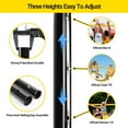 FITPLAY Portable Volleyball Net Set, Three Heights Adjustable, 32*3FT ...