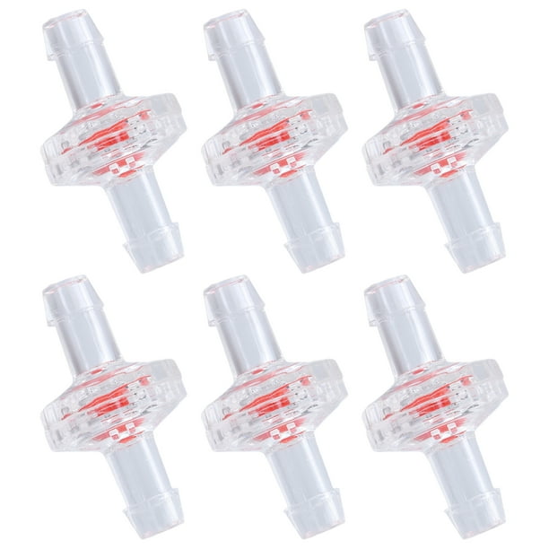One Way Check Valve, 10Pcs Anti Backflow Check Valve One Way PP Plastic ...