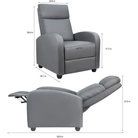 Homall Recliner Chair Single Sofa Chair Small Recliner Home Theater ...