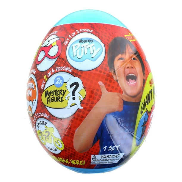 Ryan's World Giant Mystery Egg Series 2 Blue (Limited Edition) with ...
