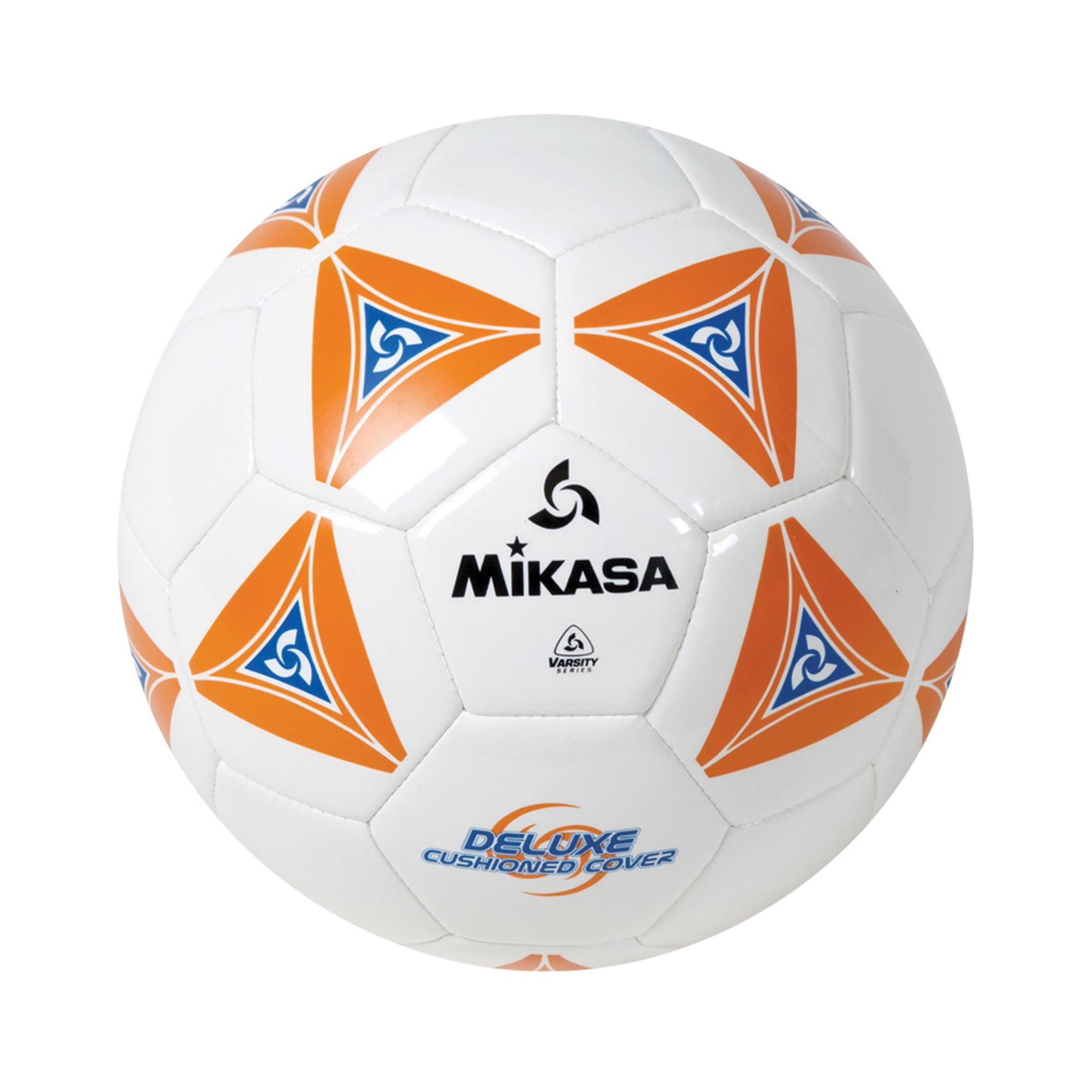 Mikasa No 3 Deluxe Cushioned Soccer Ball, Orange/White/Blue - Walmart.com