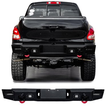 Vijay Steel Rear Bumper for 1994-2002 Dodge Ram 2500/3500 with Aluminum ...